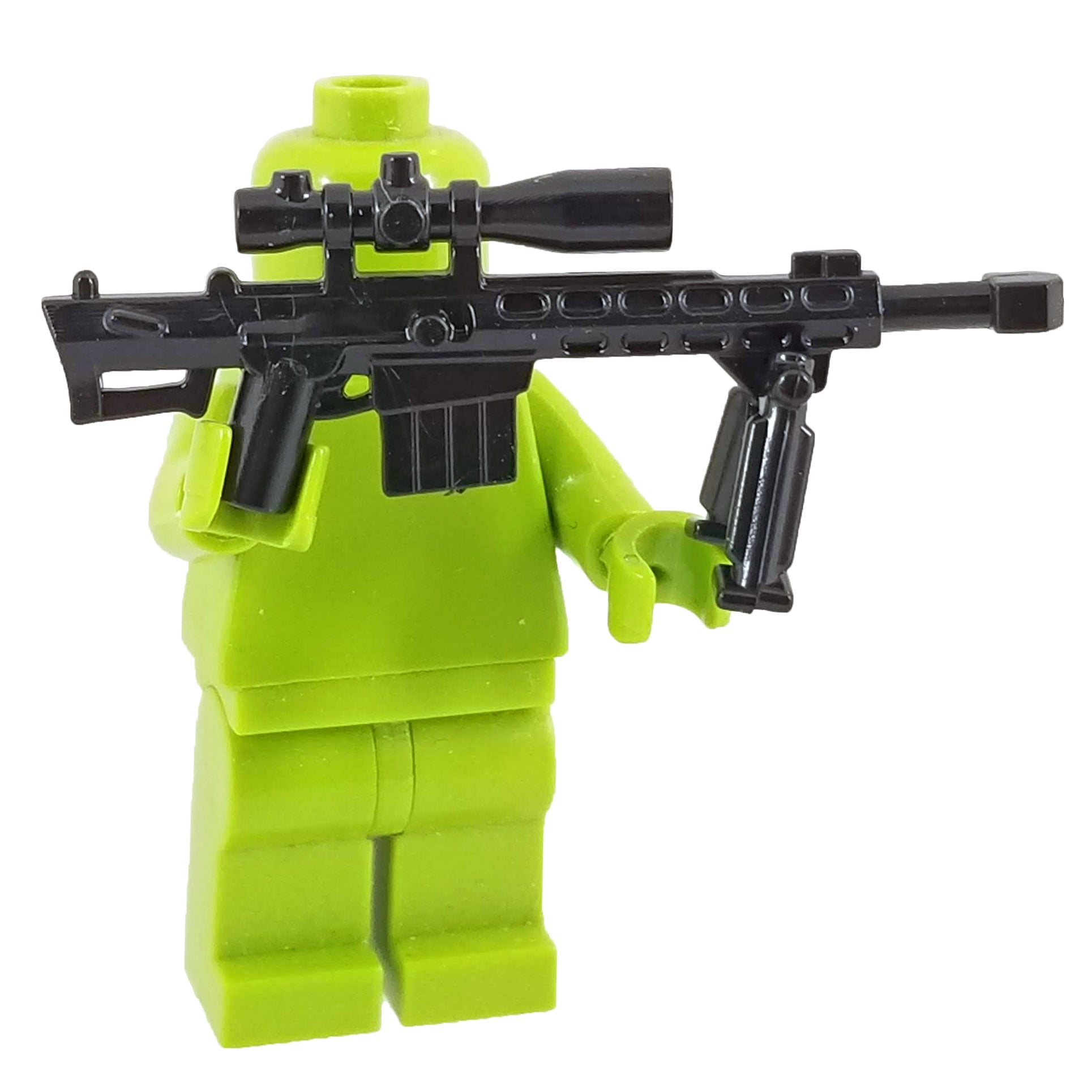 Minifig HSR Sniper Rifle with Bipod | Brick Forces