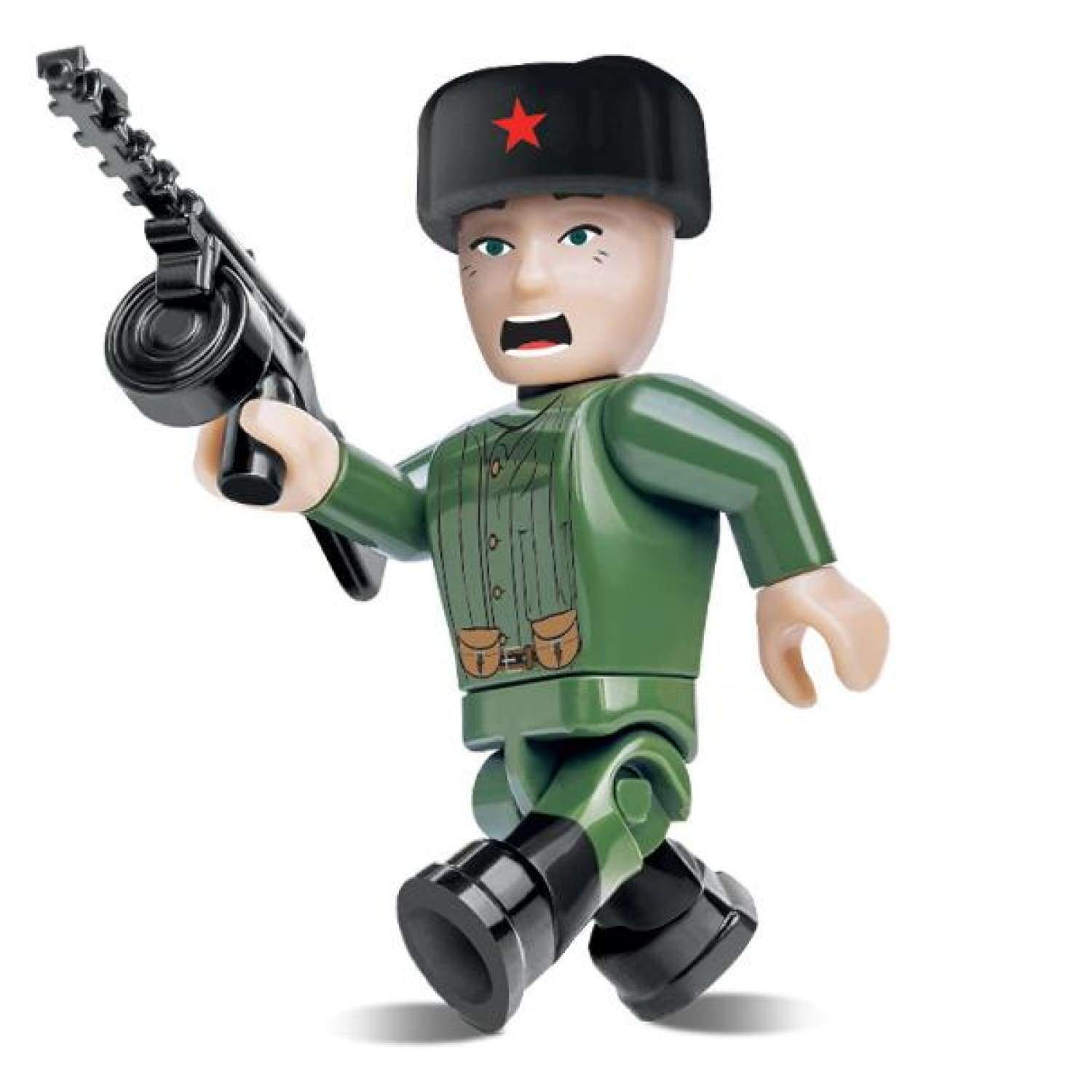 COBI Minifig World War II Soviet Infantry | Brick Forces