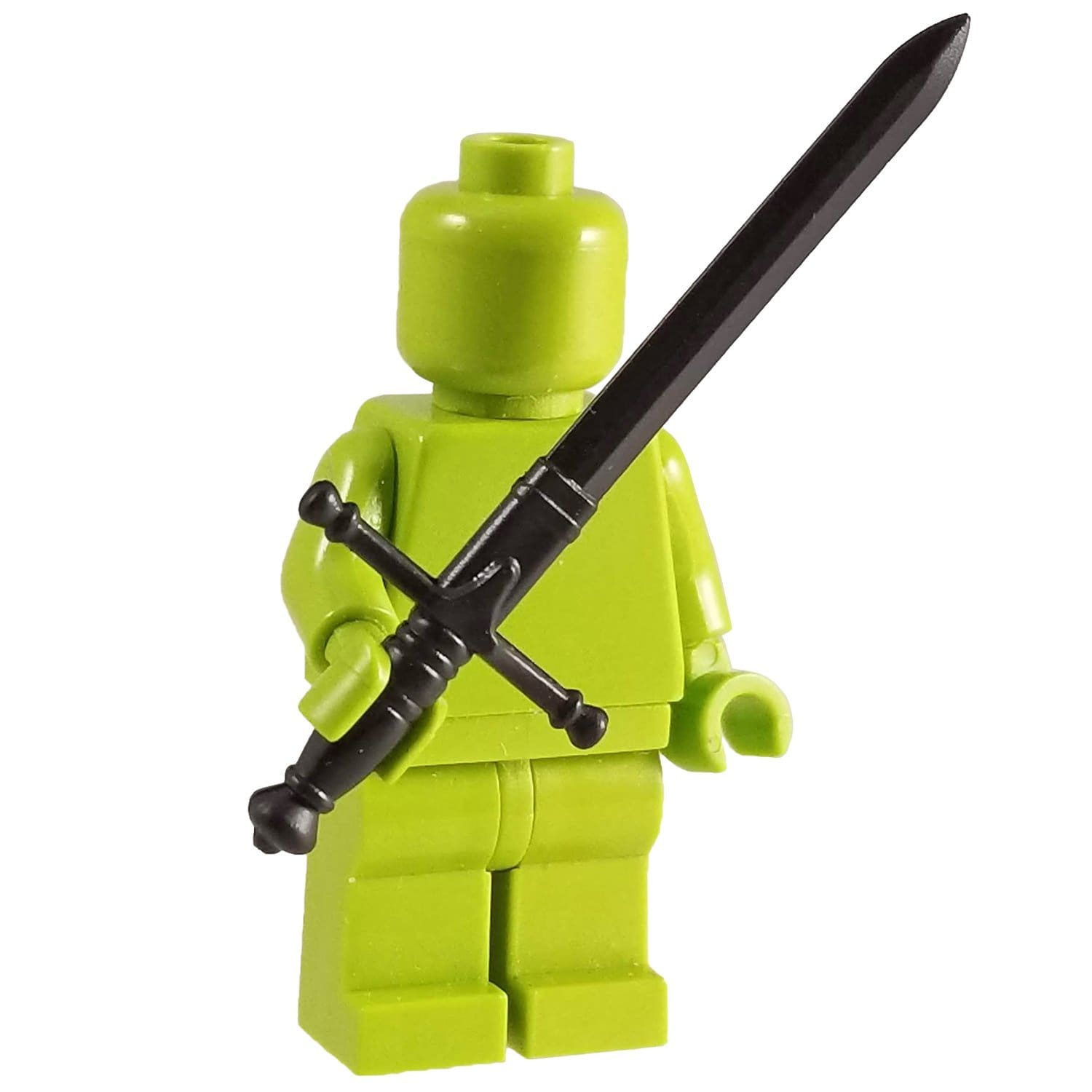 Minifig Toy Claymore Sword Black | Brick Forces